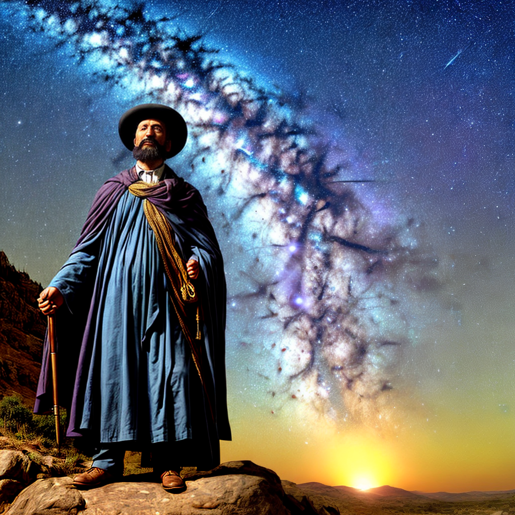 Abraham look toward the heavens, and number the stars