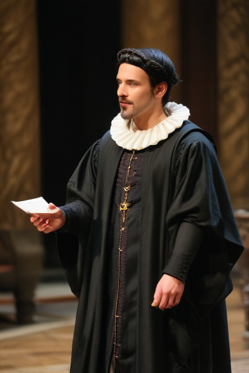 Trial scene from William Shakespeare's play "The Merchant of Venice"