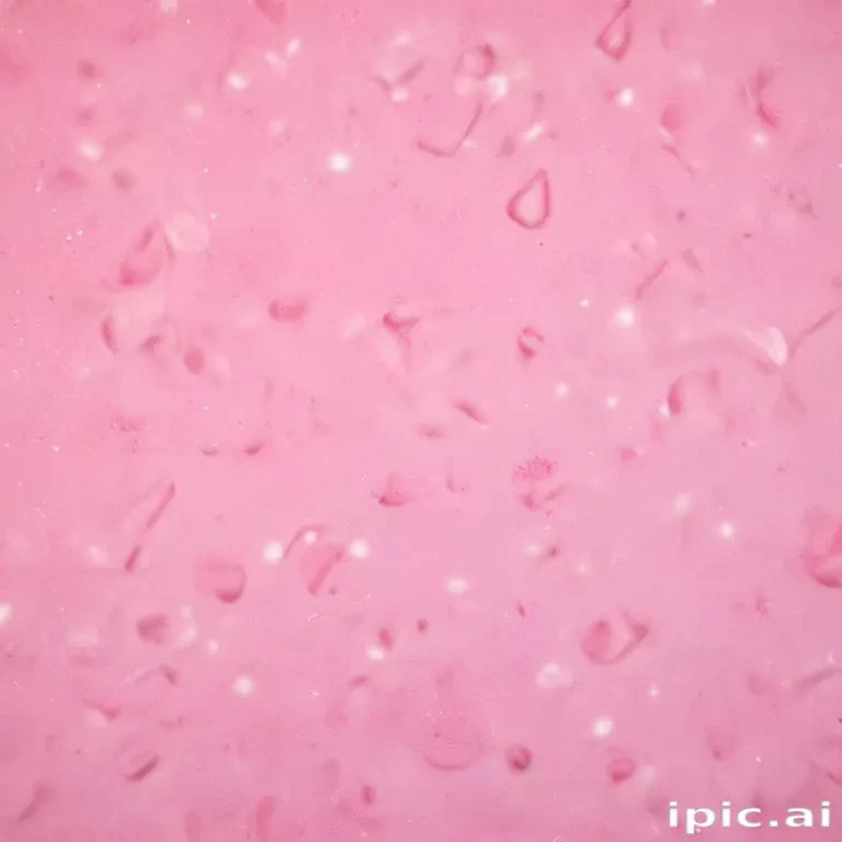 Soft Pink Background with Water Droplets Creating a Serene Atmosphere