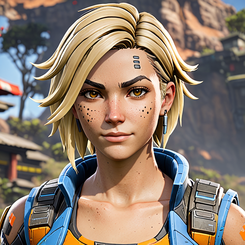 Apex legends wattson blonde hair