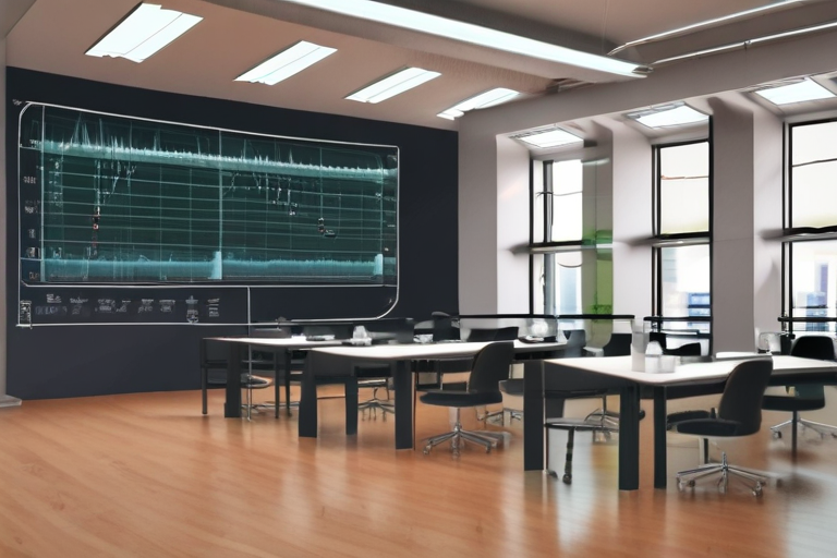 futuristic training room