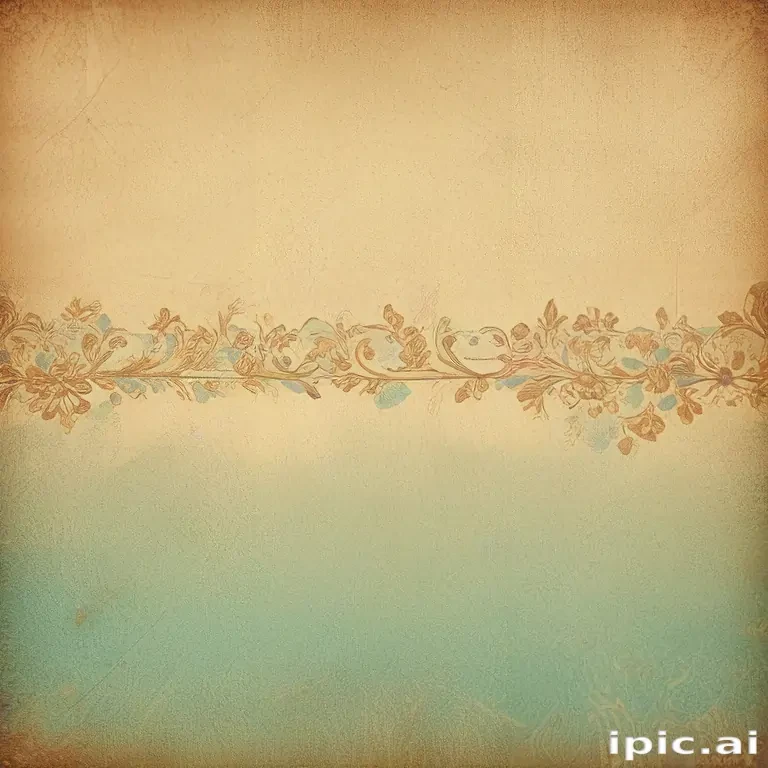 Elegant Vintage Background with Floral Design and Soft Color Gradients
