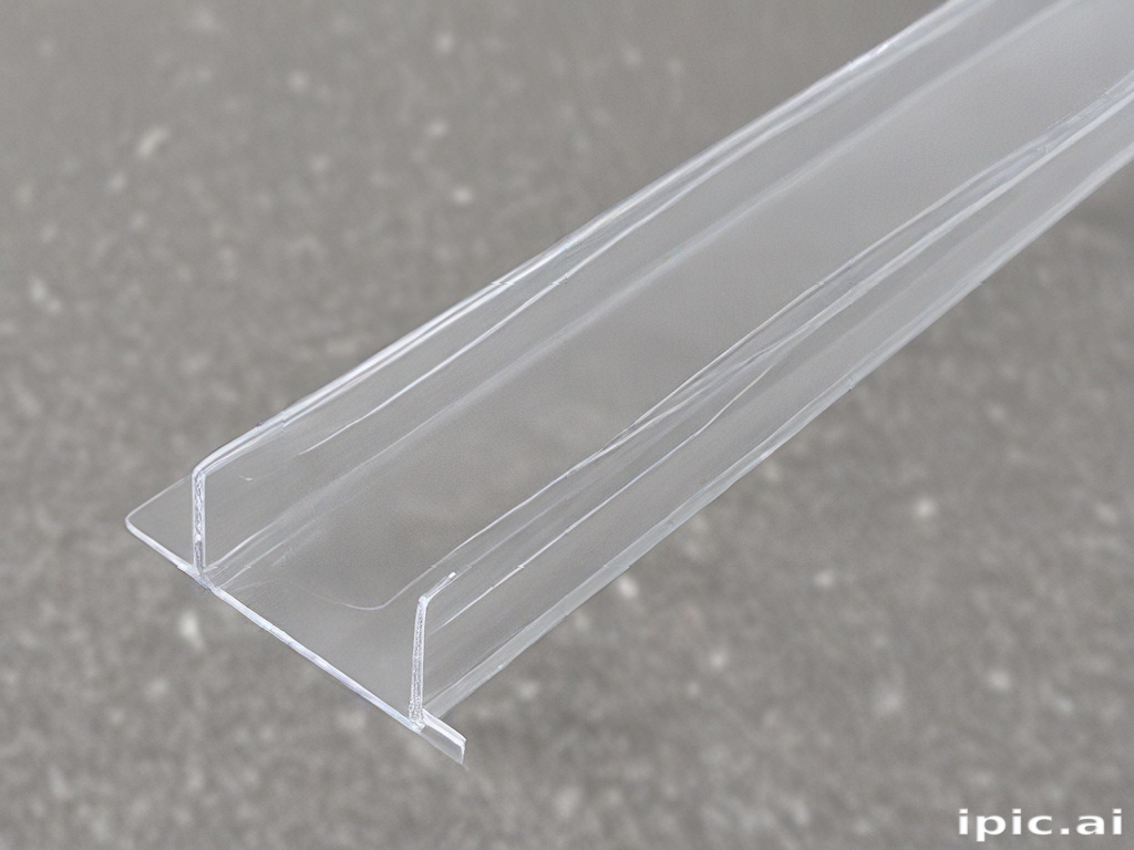 Transparent Acrylic Channel for Various DIY and Craft Projects Use.