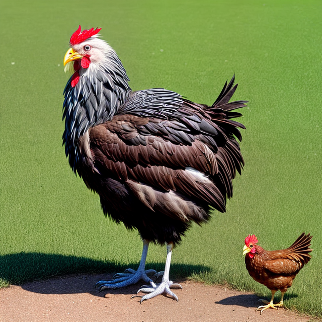 KFC colonel riding a chicken