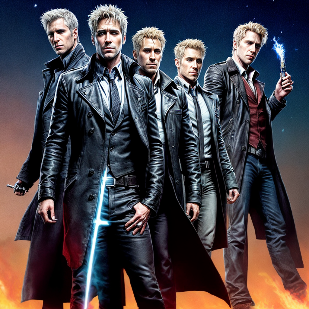 Constantine, hellblazer, sandman, Lucifer