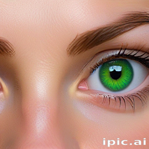 Close-Up of Striking Green Eyes Highlighting Intricate Natural Details ...