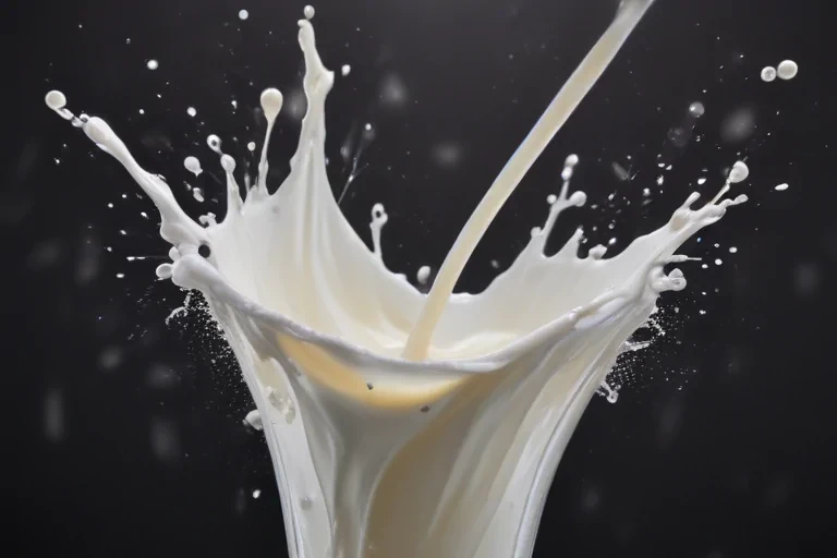 Dynamic Splash of Milk Creating a Stunning Visual Impact in Motion