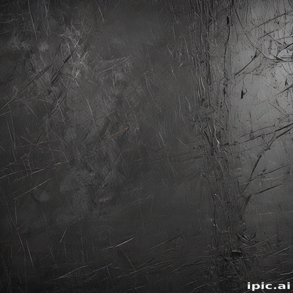 Abstract Dark Surface with Intricate Textures and Subtle Light Reflections