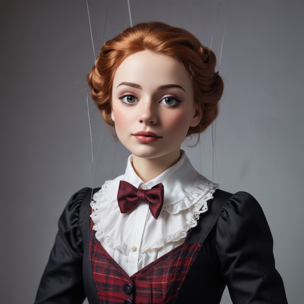 A marionette controlled from above