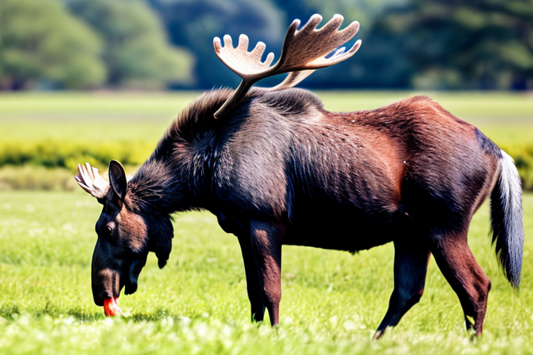 moose eating mcdonalds
