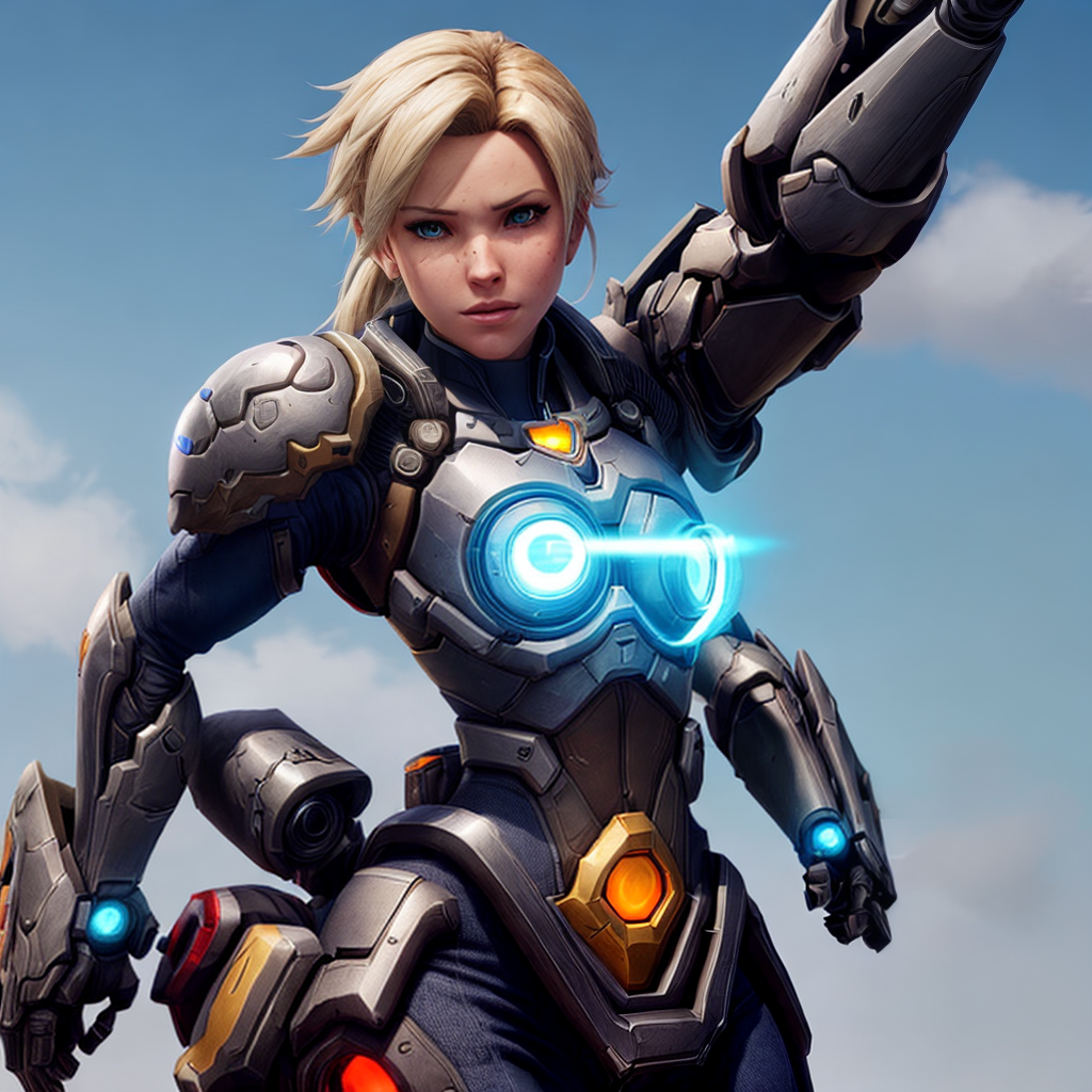 Overwatch mercy realistic