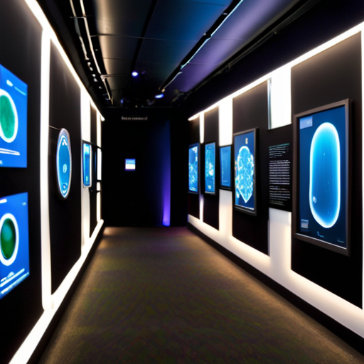 interactive bioluminecent bacteria exhibit