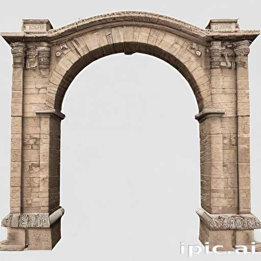 Historic Stone Archway Featuring Intricate Carvings and Architectural ...