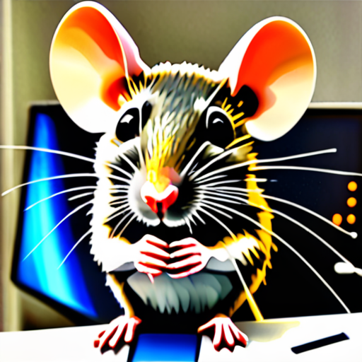 rat playing video games