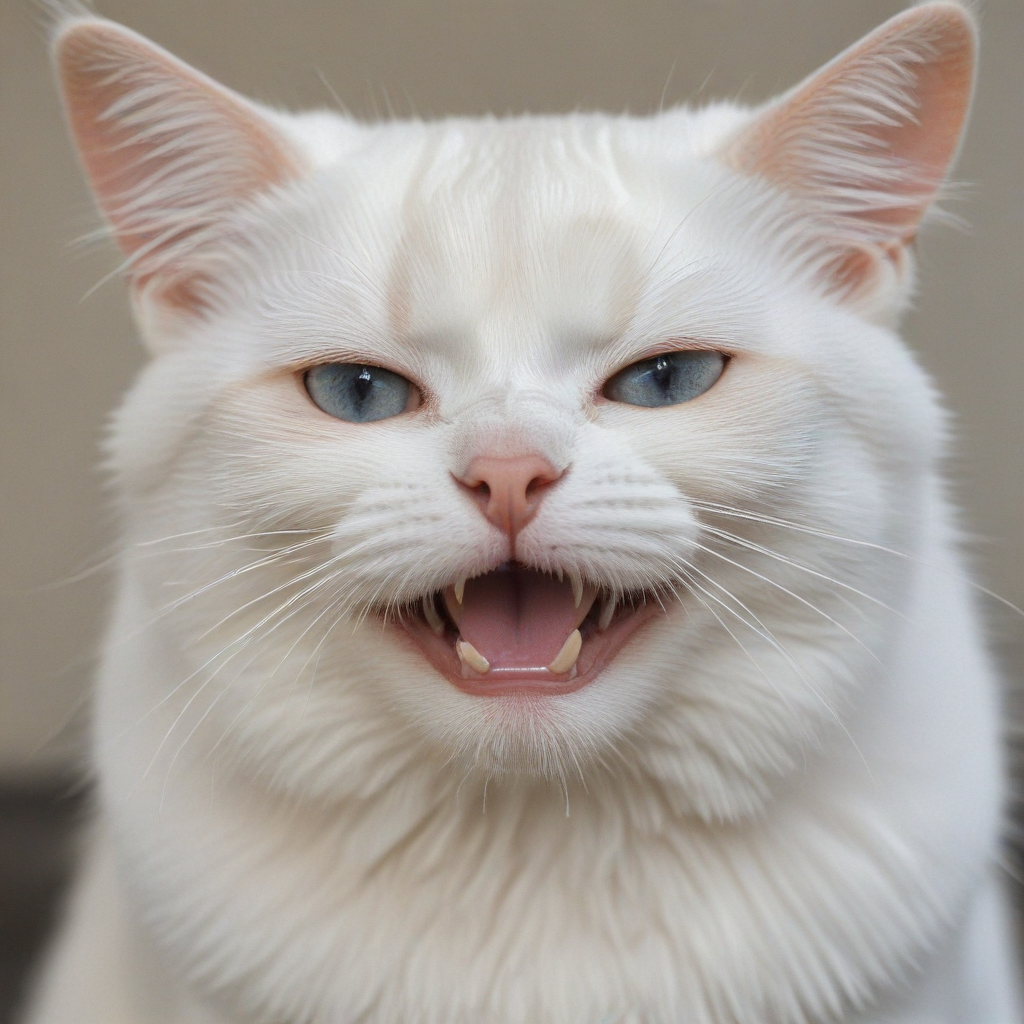 A crying cat
