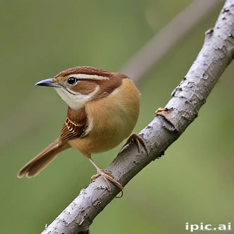 Charming Bird Perched Gracefully on a Branch in Natural Habitat