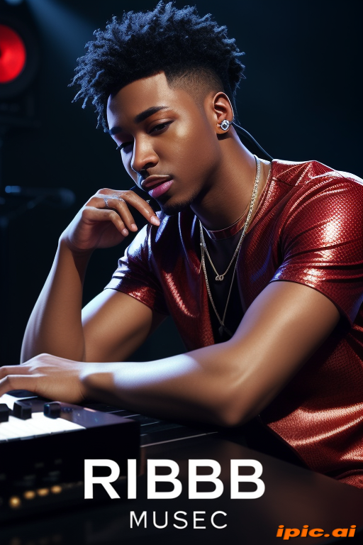 A Young Musician Showcasing His Talent at a Studio Keyboard Session