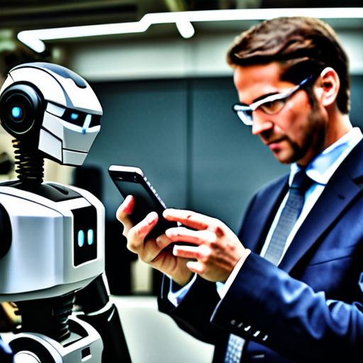 Show people embracing technology with smartphones, while outdated tools ...