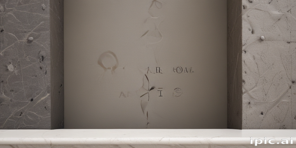 Intriguing Abstract Art Design with Subtle Textured Elements and Shadows