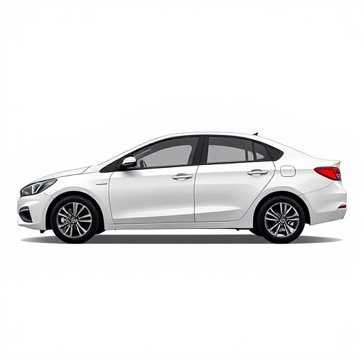 Sleek and Modern White Sedan with Stylish Design and Features