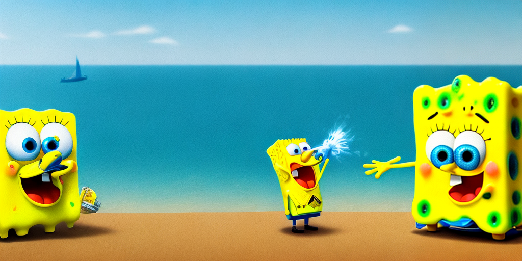 spongebob sniffing flour