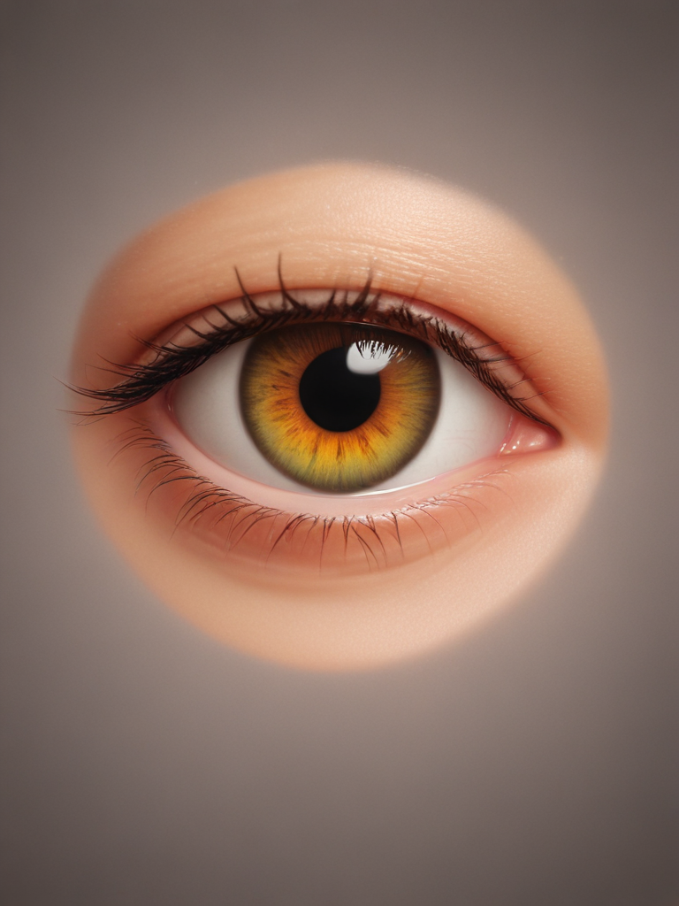 A Close-Up View of a Beautifully Detailed Human Eye with Unique Hues.