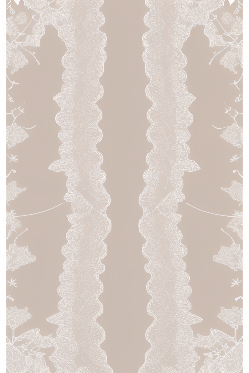 Elegant Lace Design with Delicate Floral Patterns on a Soft Background.