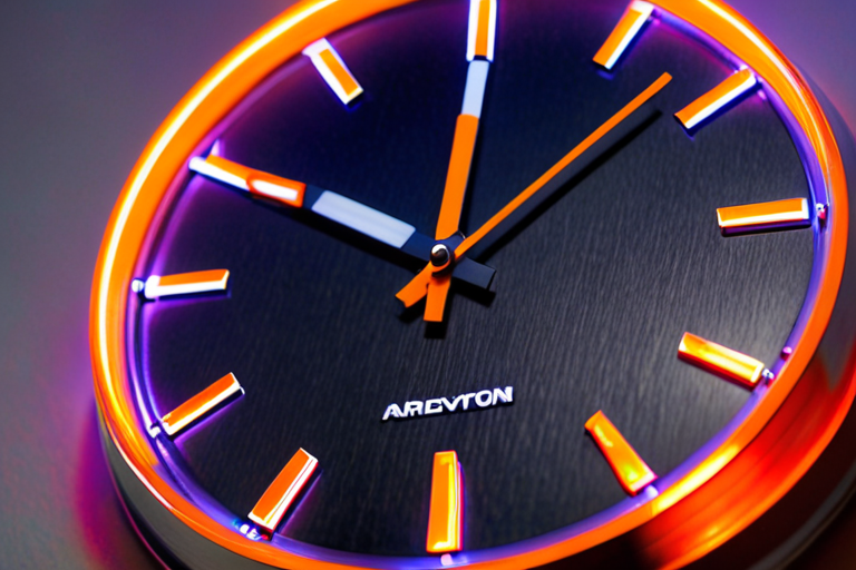 circadial rhytm clock night ambient orange light