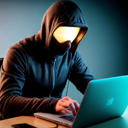 man hacking