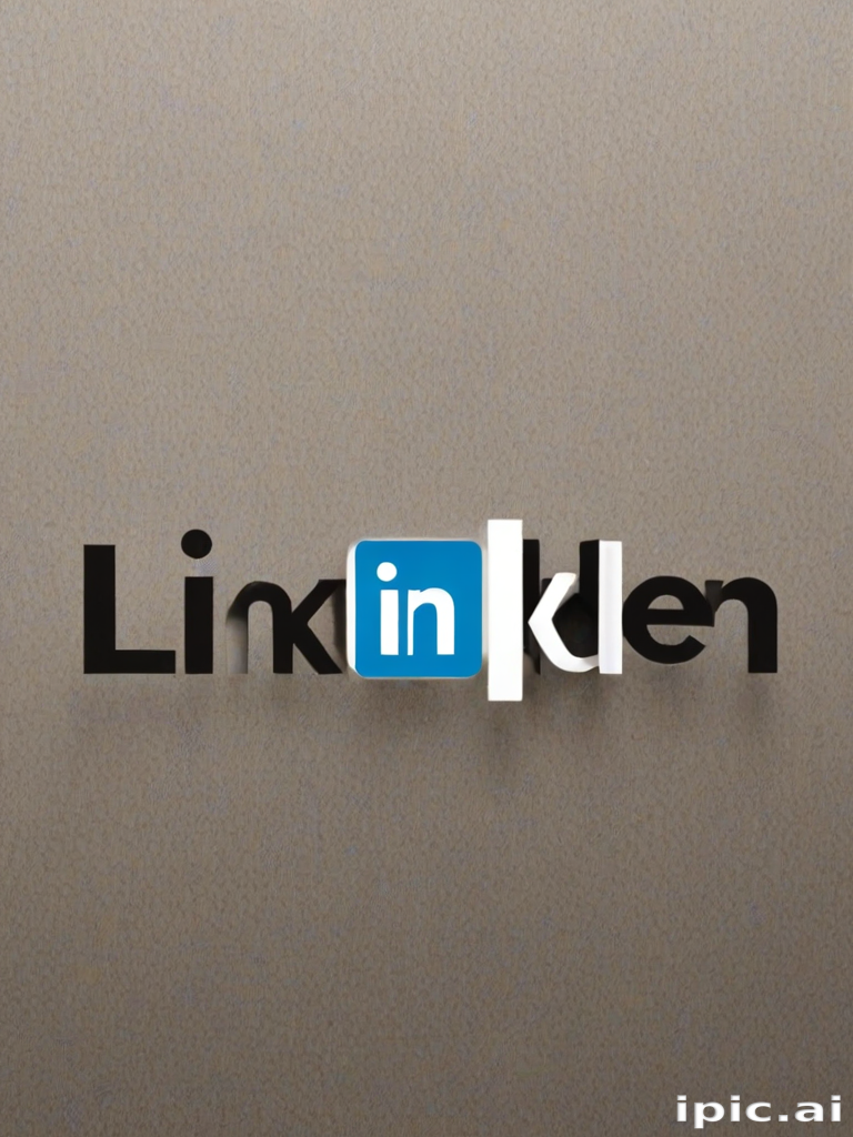 Creative Logo Design Featuring LinkedIn with Unique Color and Style ...
