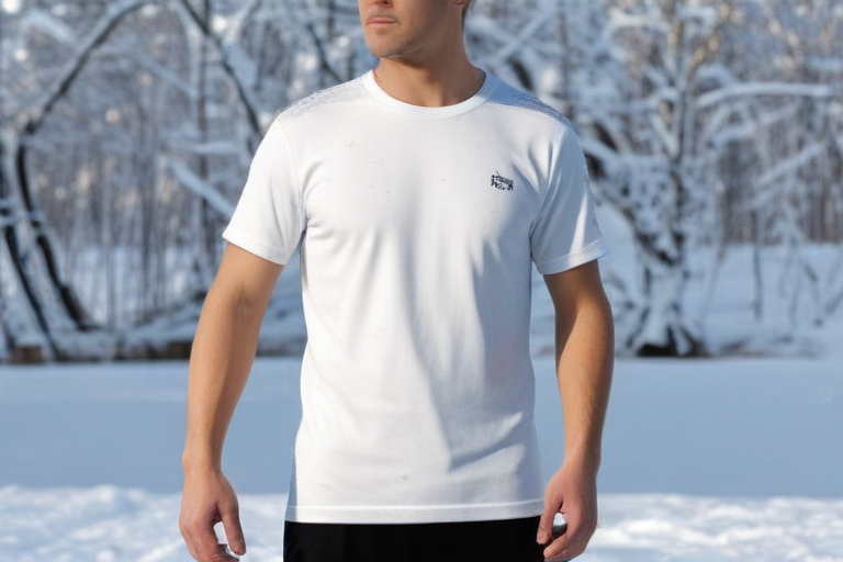 Tshirt in snow