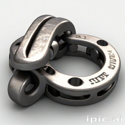 Interlocking Metal Components Showcasing Functional Design and Robust ...