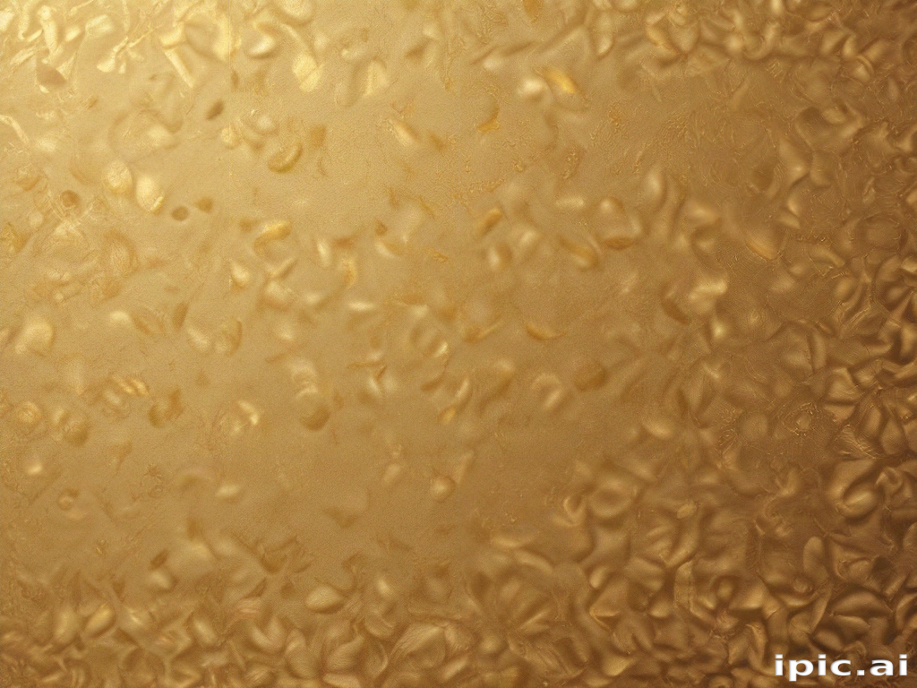 Textured Surface of Shimmering Gold with Subtle Patterns and Depth