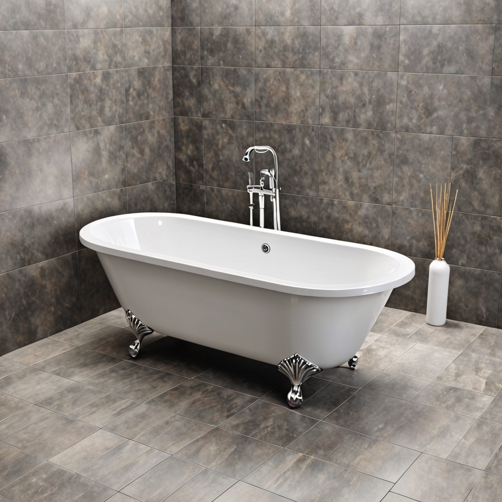 bathtub, realistic graphic design