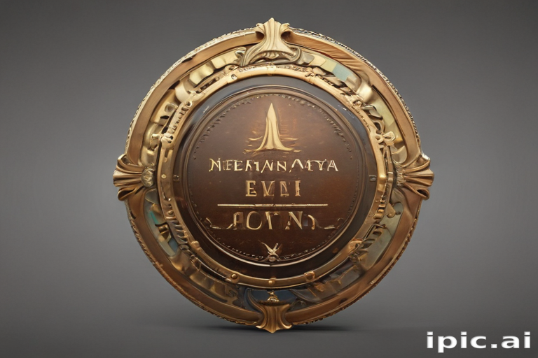 Elegant Antique Plaque Displaying Greek Inscription and Decorative ...