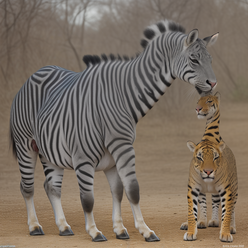 An Unusual Encounter: A Zebra and Two Tigers in the Wild