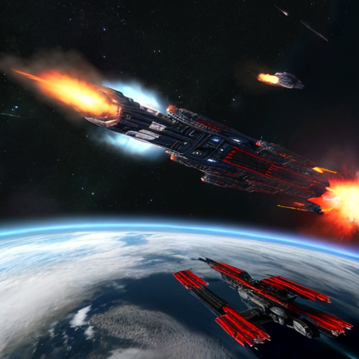 Close-up of Putin's escape-pod and ship being destroyed in Eve Online ...