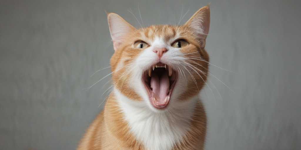 Cat shouting
