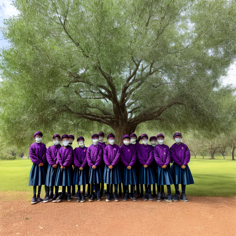 stray kids sitting in a tree