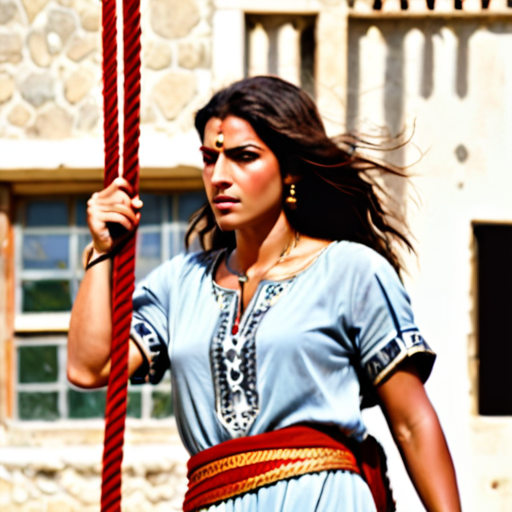 rahab a prostitute, helping two male enemy spies escape the city of ...