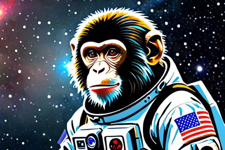 monkey in space NFT