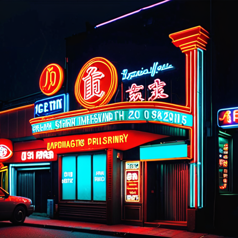 jintai neon signs surreal