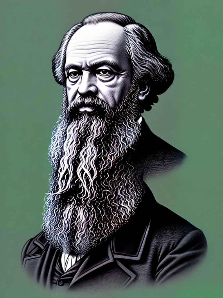 Karl Marx digital art