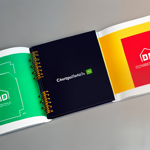 a checkbox logo with illumination book style