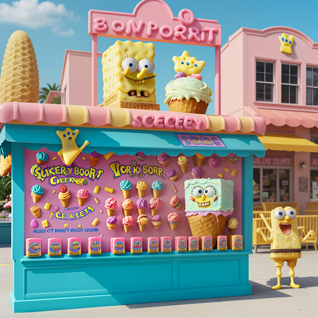 Colorful SpongeBob Popsicles Featuring Fun Faces and Delicious Flavors ...