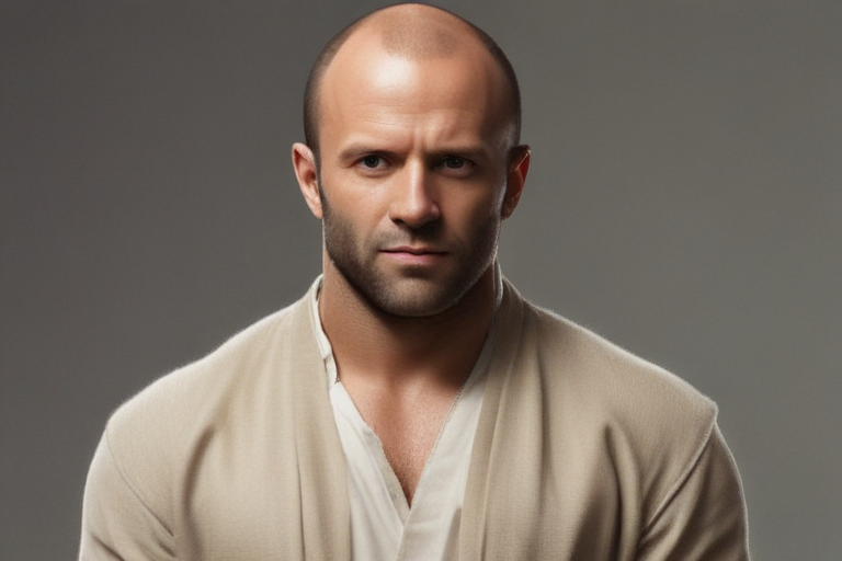 Jason Statham as a jedi knight