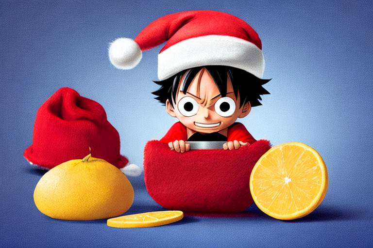 LUFFY perfect Santa hat