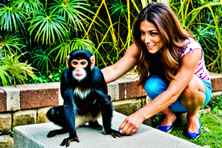 Spider women with monkey