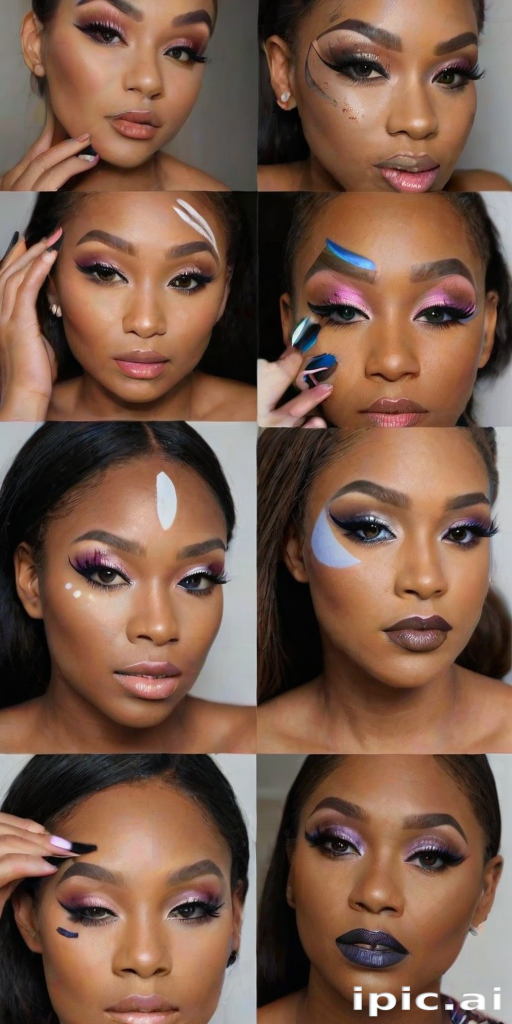 Transformative Makeup Journey: Stunning Looks from Natural to Artistic ...