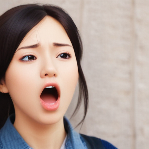 A anime character whistling